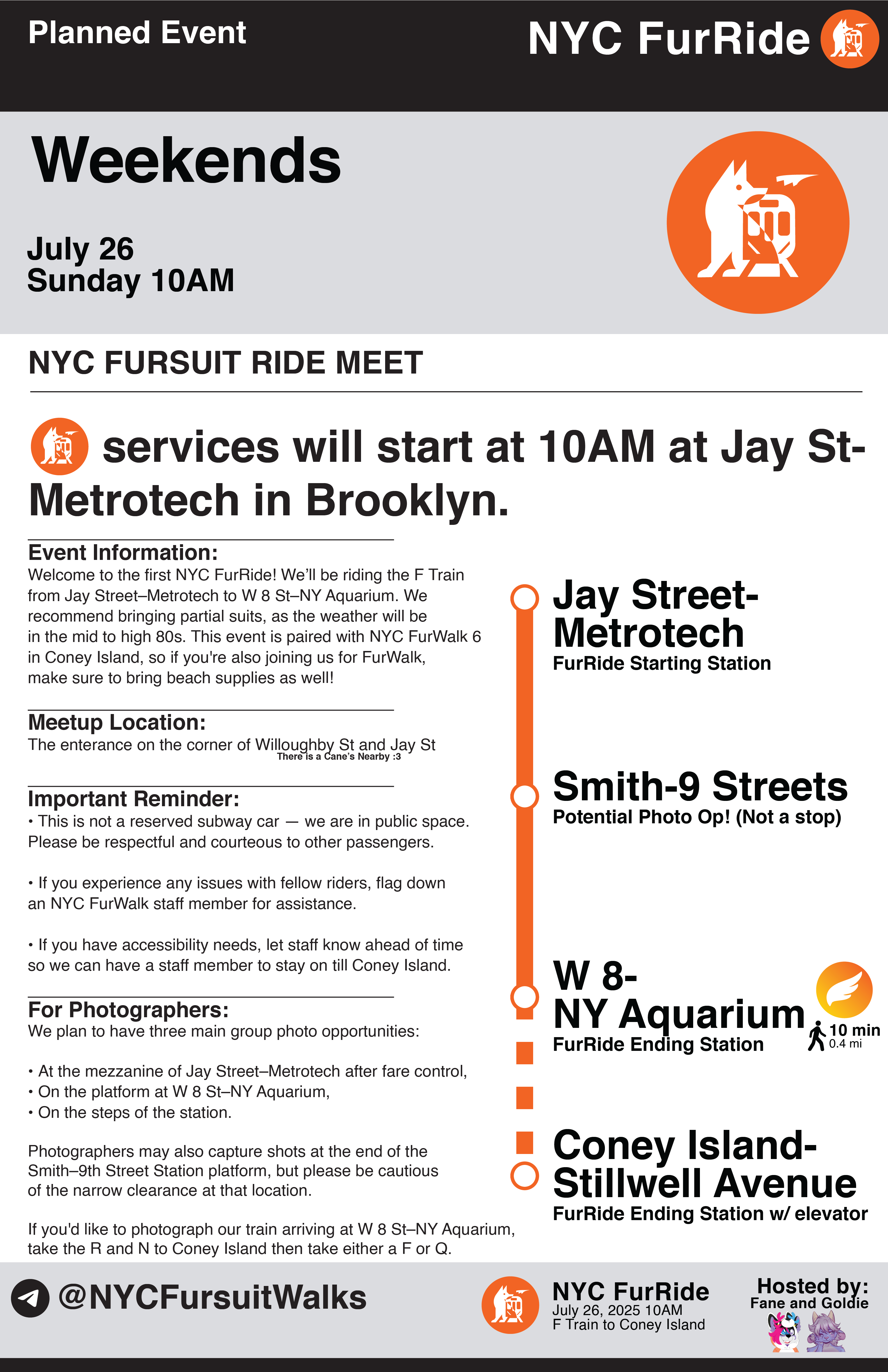 NYC FurRide (July 26, 2025): Overview · NYFurs Events (Indico)